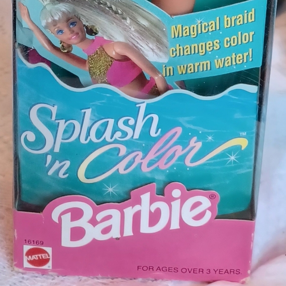 Mattel | Toys | Vintage 996 New In Box Splash N Color Barbie Doll 16169 ...
